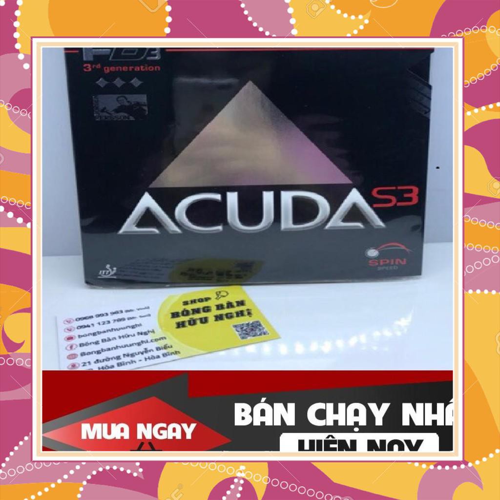 Mặt Vợt Bóng Bàn Acuda S1 S2 S3 Speed Spin và ConTrol Tốt | Shopee Việt Nam