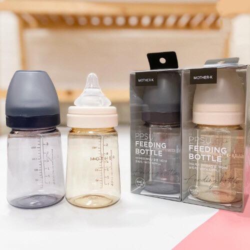 Bình sữa PPSU Mother-K 180ml/280ml chính hãng cho bé | Shopee Việt Nam