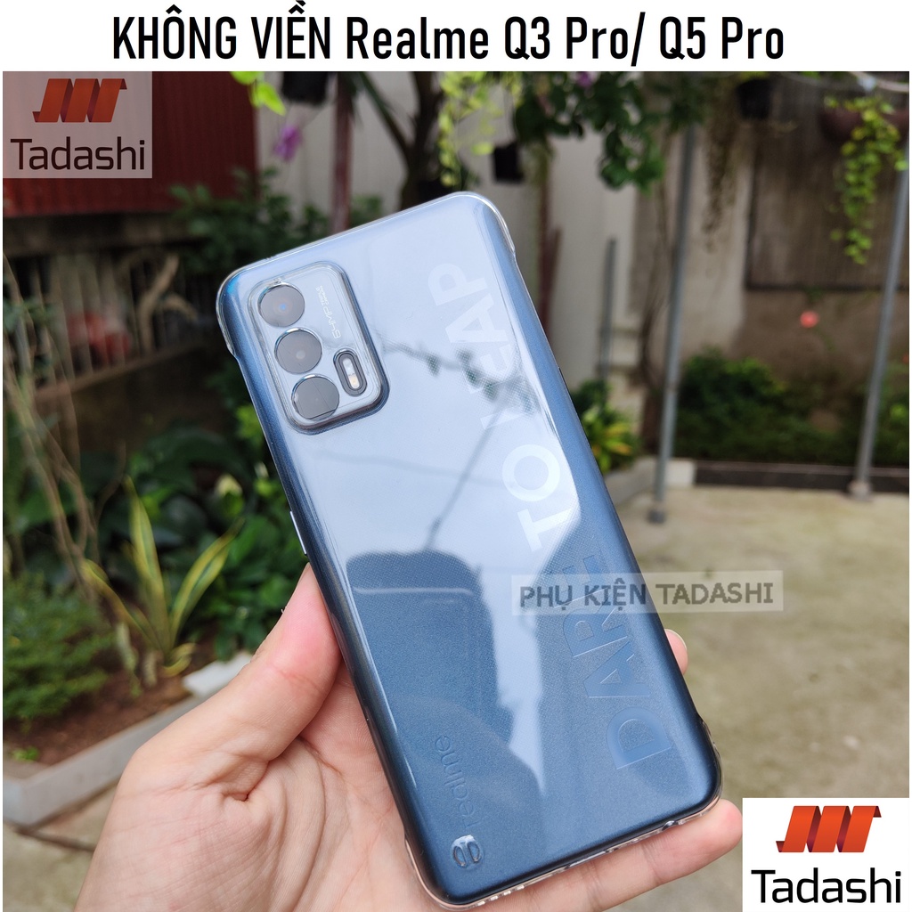 Ốp Lưng Trong Suốt KHÔNG VIỀN Realme Q5 Pro/ Q3 Pro/ GT 5G/ GT Neo/ GT Neo2 Nhựa PC Cứng Siêu ...