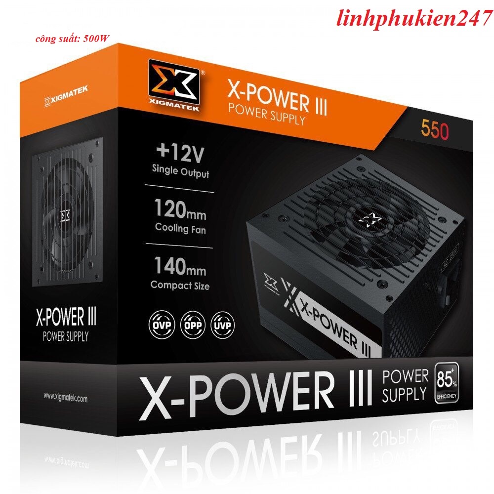 Nguồn máy tính Xigmatek X-POWER III 550 - 500W | Shopee Việt Nam