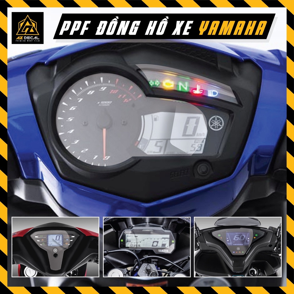 Miếng Dán Mặt Đồng Hồ Xe Máy Yamaha Exciter 150, 155, 135, NVX, FreeGo ...