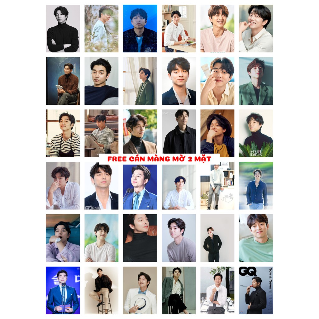 Lomo card 1 mặt 72 ảnh diễn viên Gong Yoo | Shopee Việt Nam