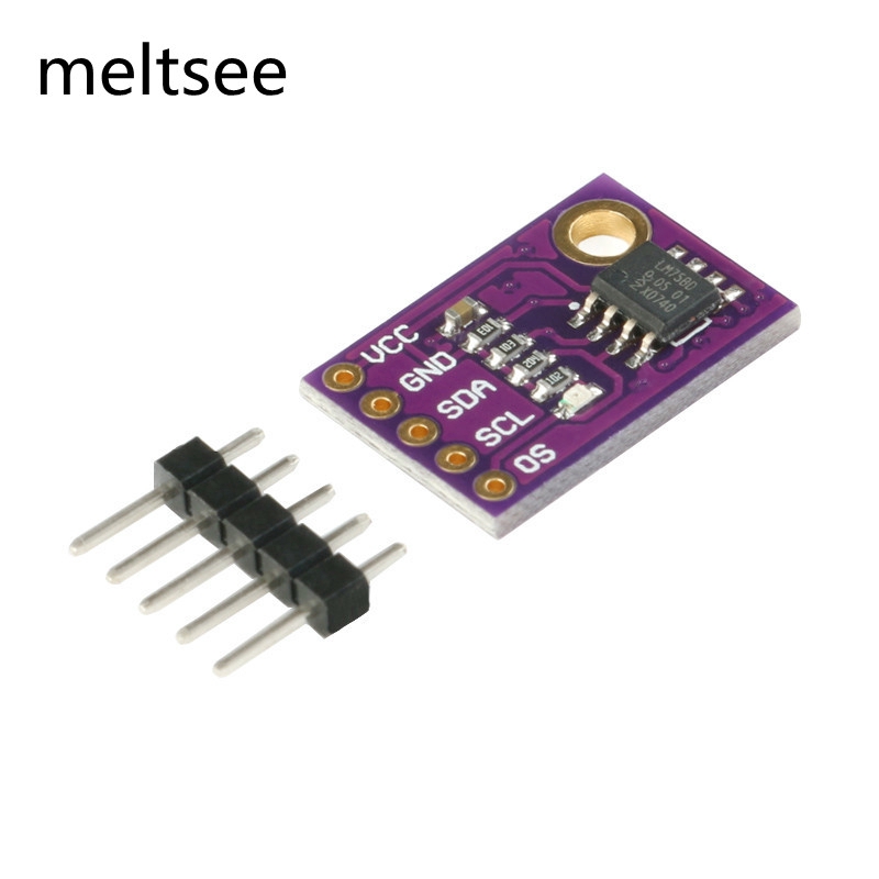 LM75 CJMCU-75 Sensor Module Temperature Sensor High Speed I2C IIC Interface High Precision LM75A ...