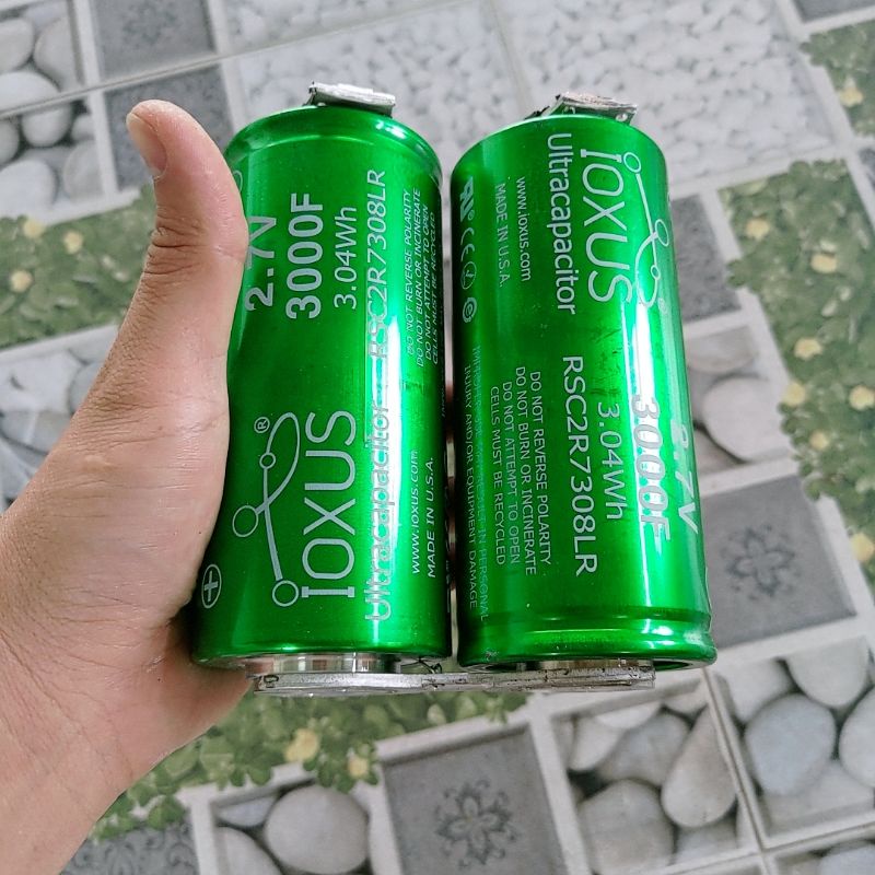 ( 1 cặp ) Siêu tụ IOXUS 3000F chế máy hàn cell | Shopee Việt Nam