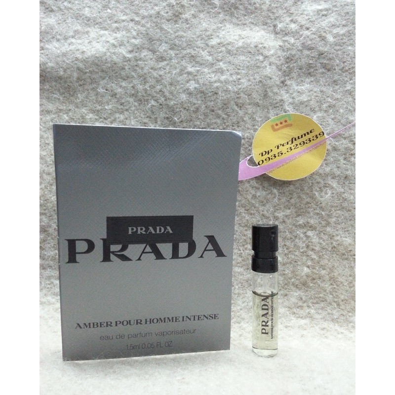 [NƯỚC HOA NAM] – sample Prada Amber Pour Homme Intense | Shopee Việt Nam