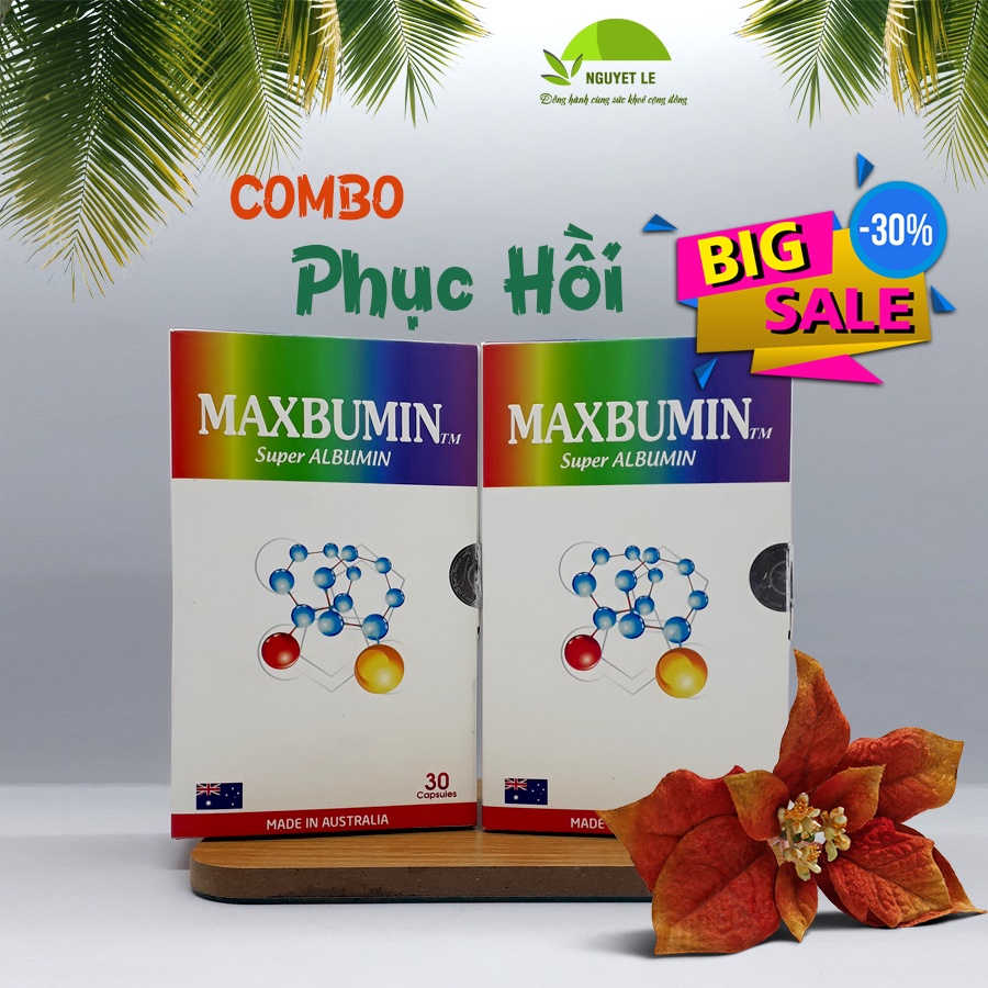 Viên Uống MAXBUMIN TM Super ALBUMIN Giúp Phục Hồi Sức Khoẻ Và Bảo Vệ ...