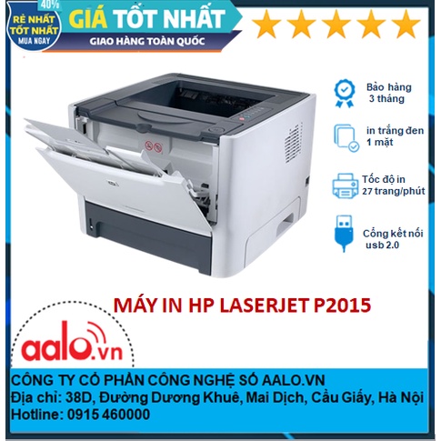Máy in HP LASERJET P2015 P2015d 2015 2015d máy in khổ A4 bảo hàng 3 ...