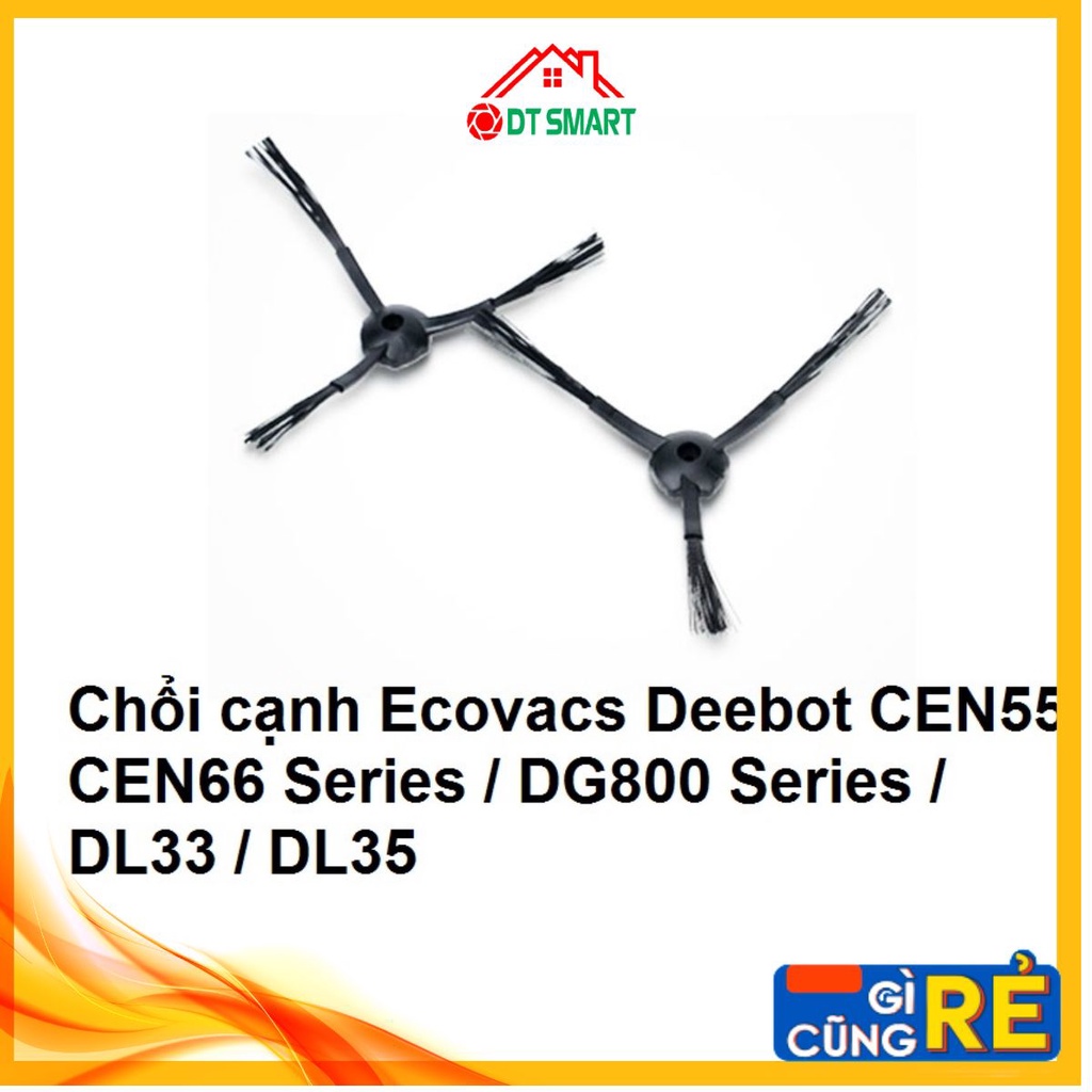 Phụ kiện Chổi cạnh, chổi ven Robot hút bụi Ecovacs Deebot DL33 , DL35 , CEN55 , CR55 , CEN66 ...