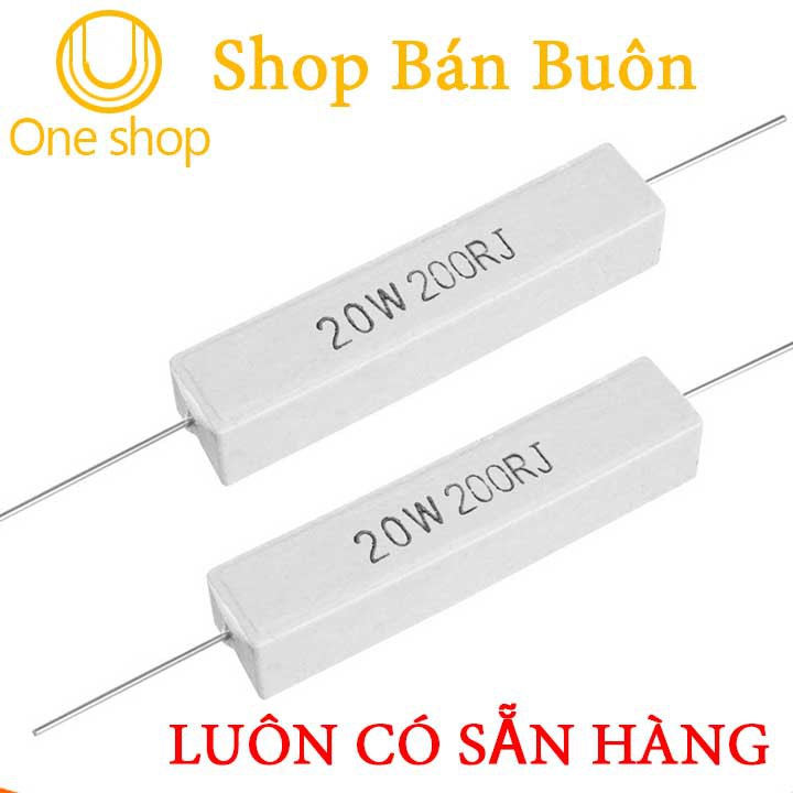 Điện Trở Công Suất 20W 5% ( Trở Sứ ) | Shopee Việt Nam
