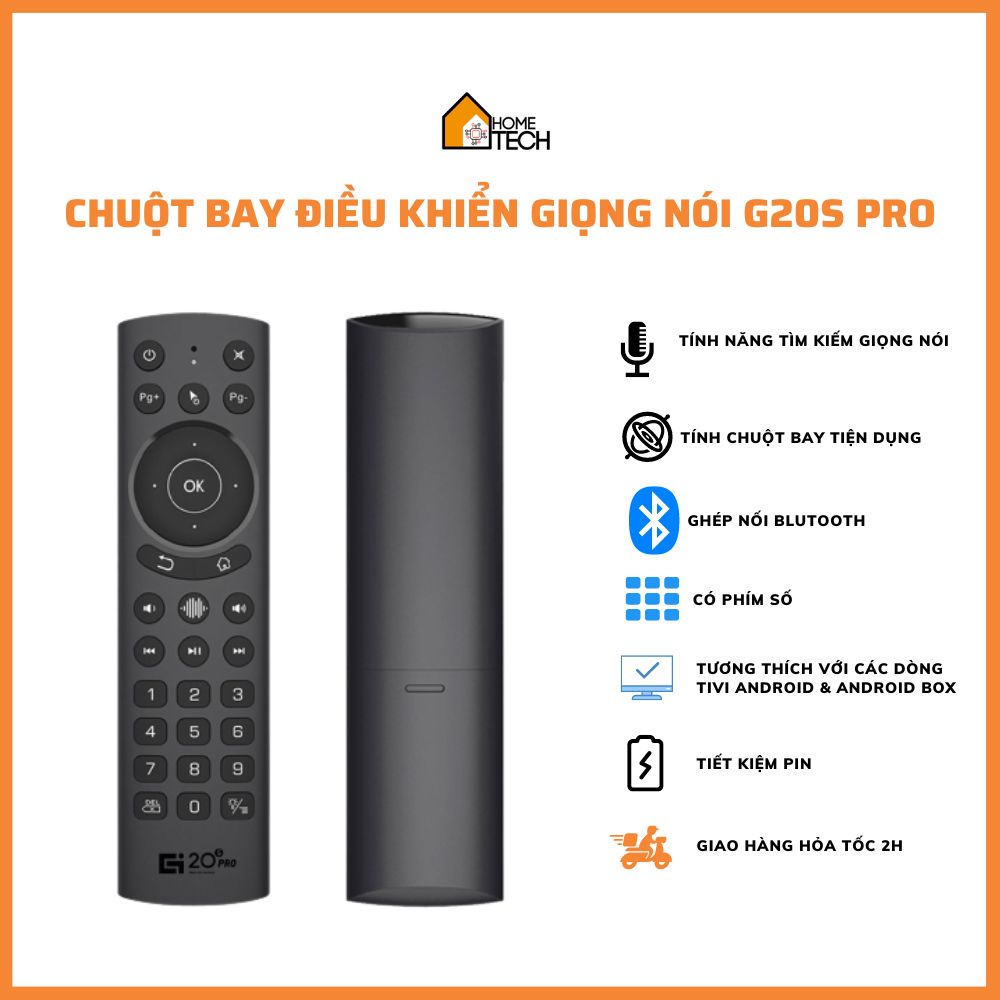 Điều khiển chuột bay G20s Pro BT - Bluetooth và 2.4G tìm kiếm giọng nói | Shopee Việt Nam