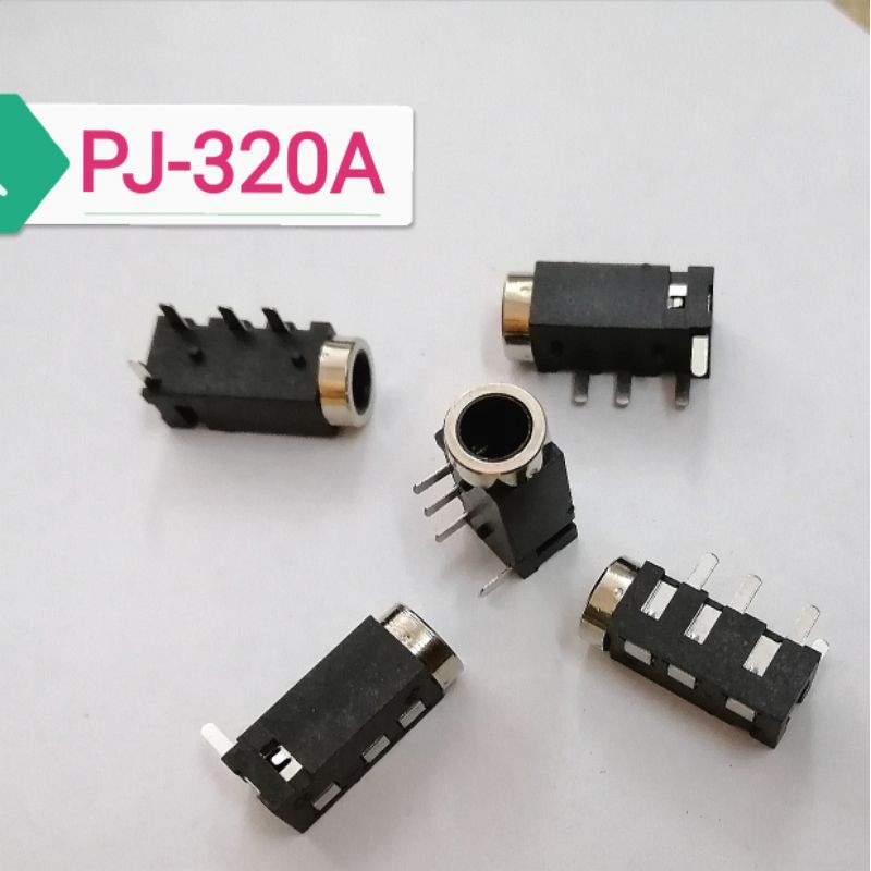 Cổng Jack Audio Stereo PJ-320A PJ-320D 3.5 mm hàn PCB connector PJ320 ...