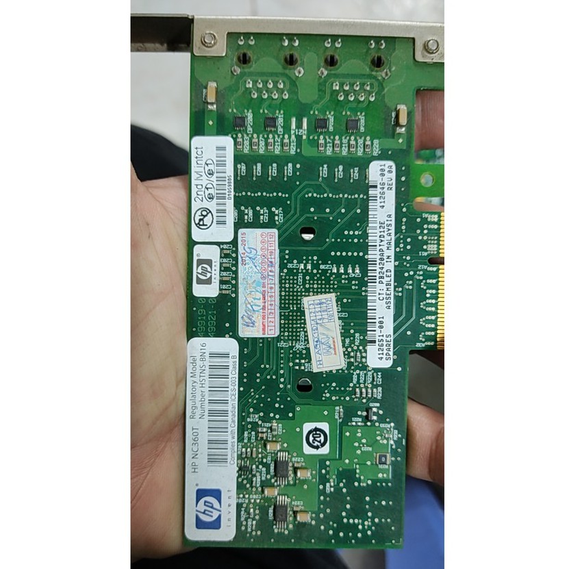 Card Lan 1/2/4 cổng 1Gbps, bo lùn bo cao, chân PCI/ PCI-E X1 | Shopee ...