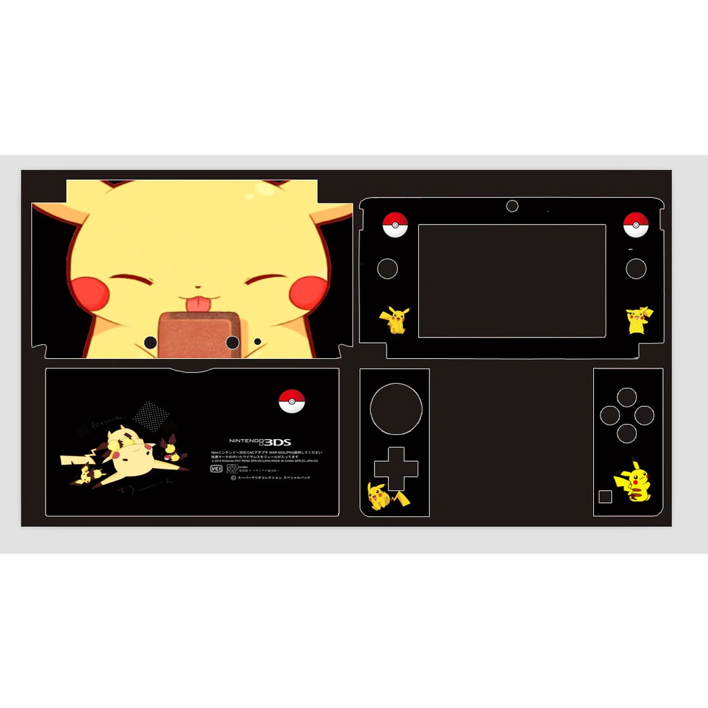 Miếng dán decal skin Nintendo 3DS decal Nintendo 3DS skin 3DS decal 3DS ...