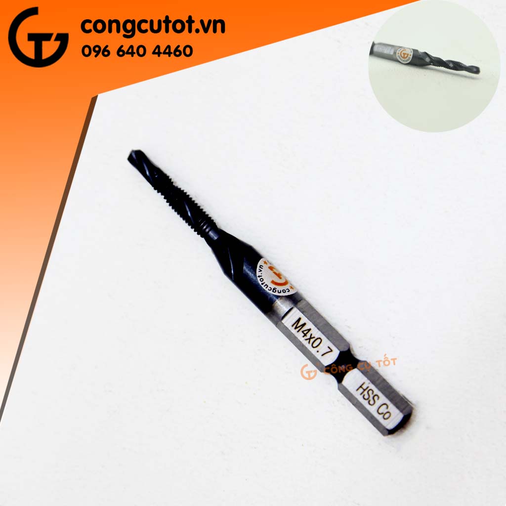 Mũi khoan taro ren M3-M10 thép M35 Co | Shopee Việt Nam