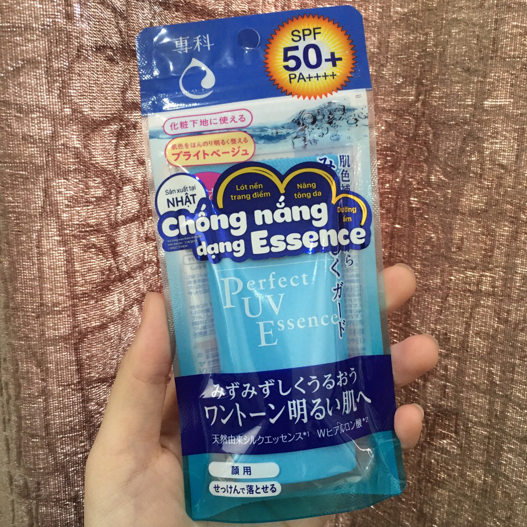 [CHÍNH HÃNG] CHỐNG NẮNG DẠNG ESSENCE SENKA PERFECT UV ESSENCE SPF 50+ PA++++ 50g | Shopee Việt Nam