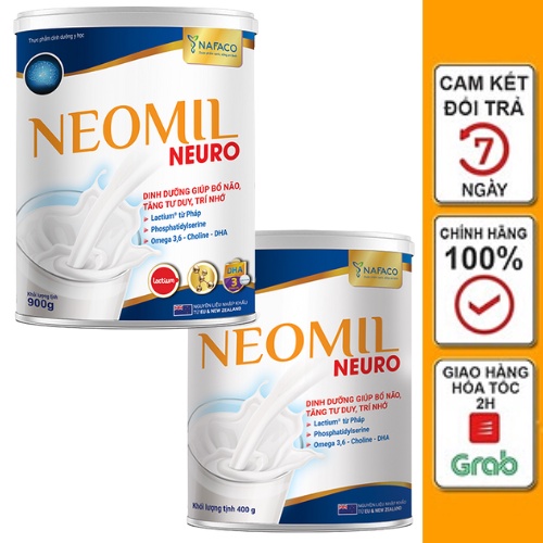 Sữa Neomil Neuro 400g 900g dinh dưỡng giúp bổ não, tăng tư duy và trí ...