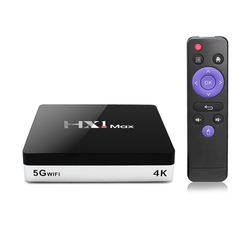 Hộp Android TV Hx1 Max 5G Tv Box 4K 2+16G/ Hỗ trợ WiFi và Ethernet ...