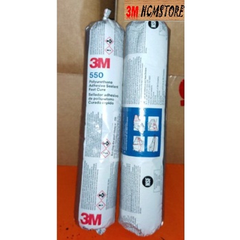 COMBO 5 cây 3M 550 400ml keo Silicone (sealant) màu trắng có vòi trộn loại xúc xích, trám trét ...