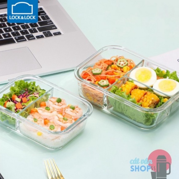 Hộp thủy tinh chia ngăn Lock&Lock Glass Food Container dung tích từ ...