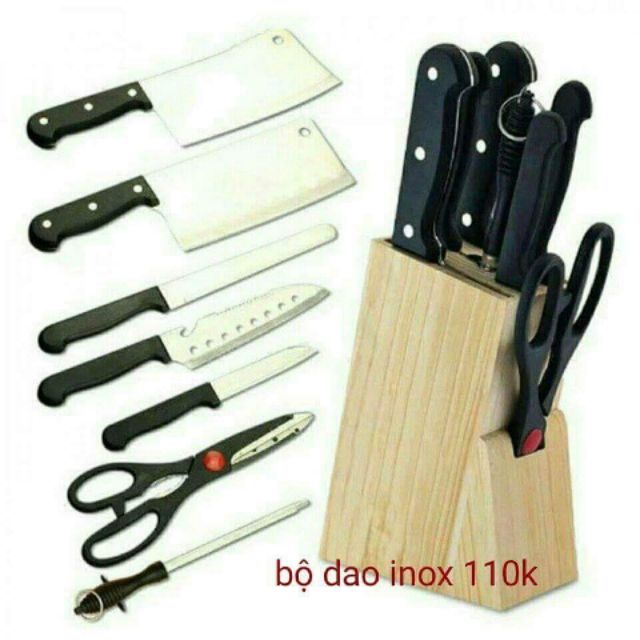 Bộ dao inox 8 món | Shopee Việt Nam