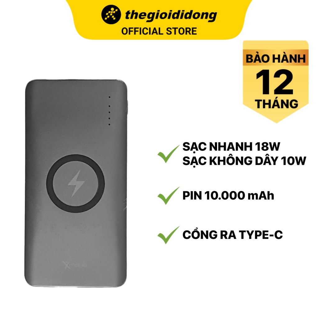 Pin sạc dự phòng Không dây Xmobile P66D 10000mAh - Chính hãng BH 12 ...