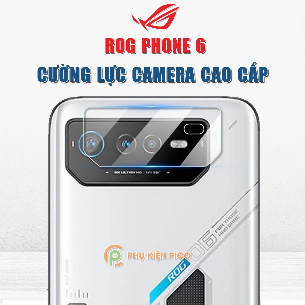 Cường lực camera Rog Phone 6 độ cứng 9H trong suốt - Dán camera Rog ...