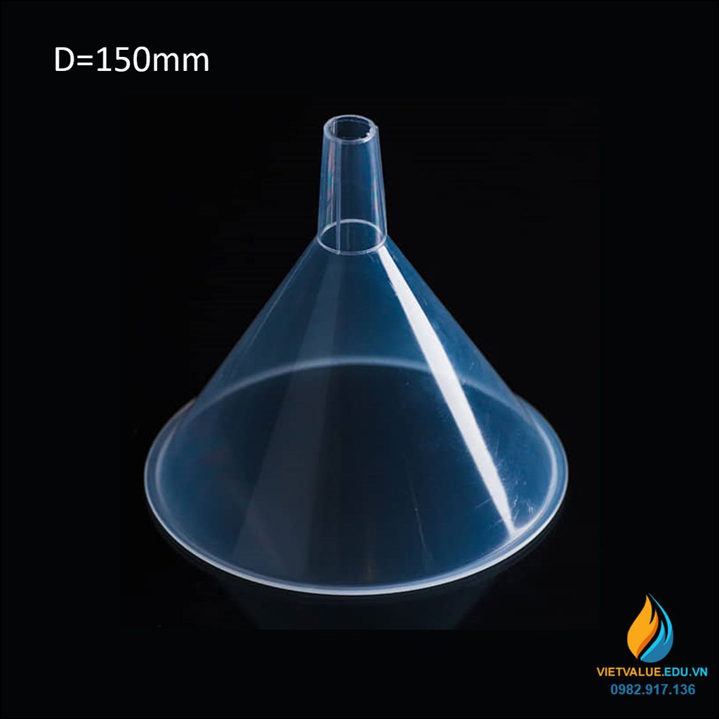 Phễu nhựa rót hóa chất, đường kính miệng 150mm, nhựa PP | Shopee Việt Nam