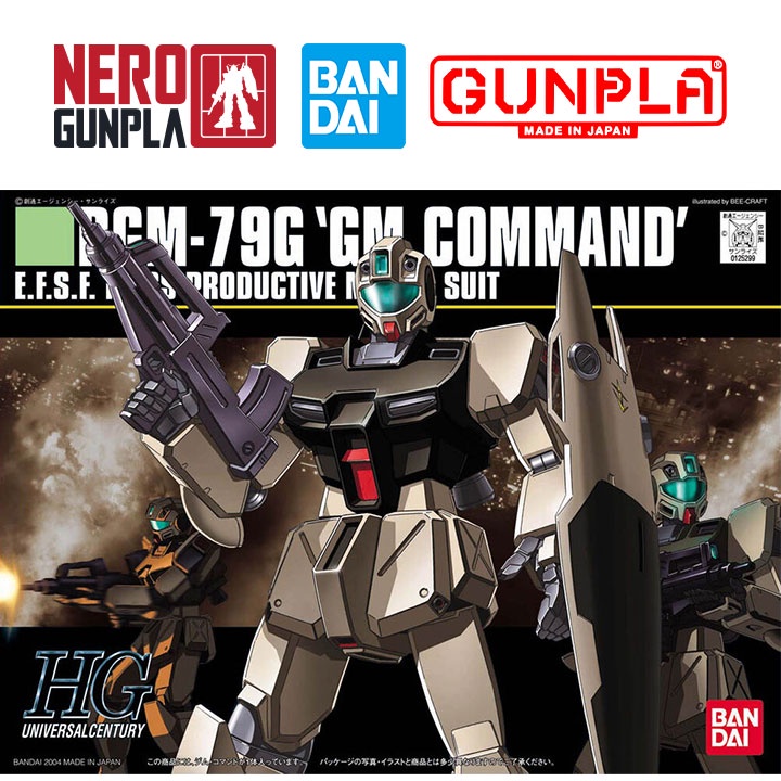 Mô Hình Lắp Ráp Bandai Gunpla HG UC 1/144 RGM-79G GM Command | Shopee ...