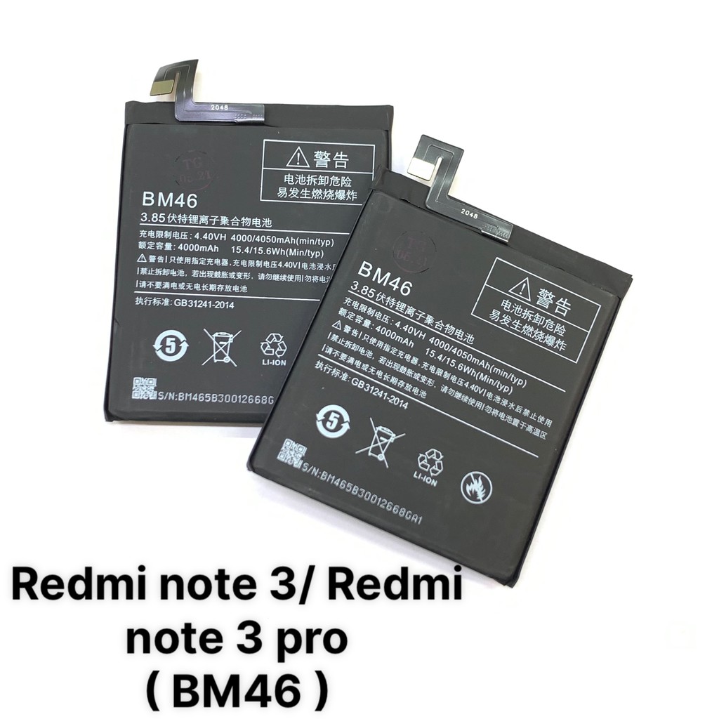 Pin Xiaomi Redmi Note 3/ Redmi Note 3 Pro - BM46 - Chính Hãng - Bảo ...