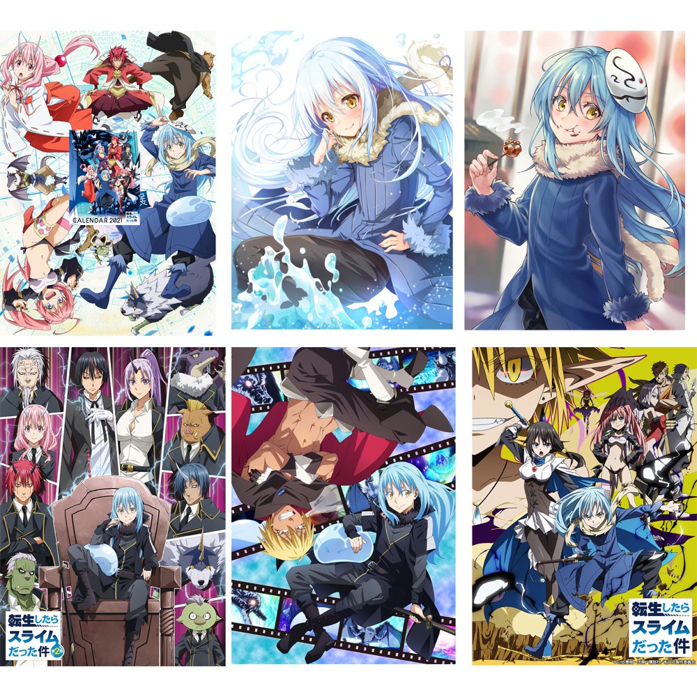 poster ảnh Tensei Shitara Slime Datta Ken - Rimuru Tempest | Shopee ...
