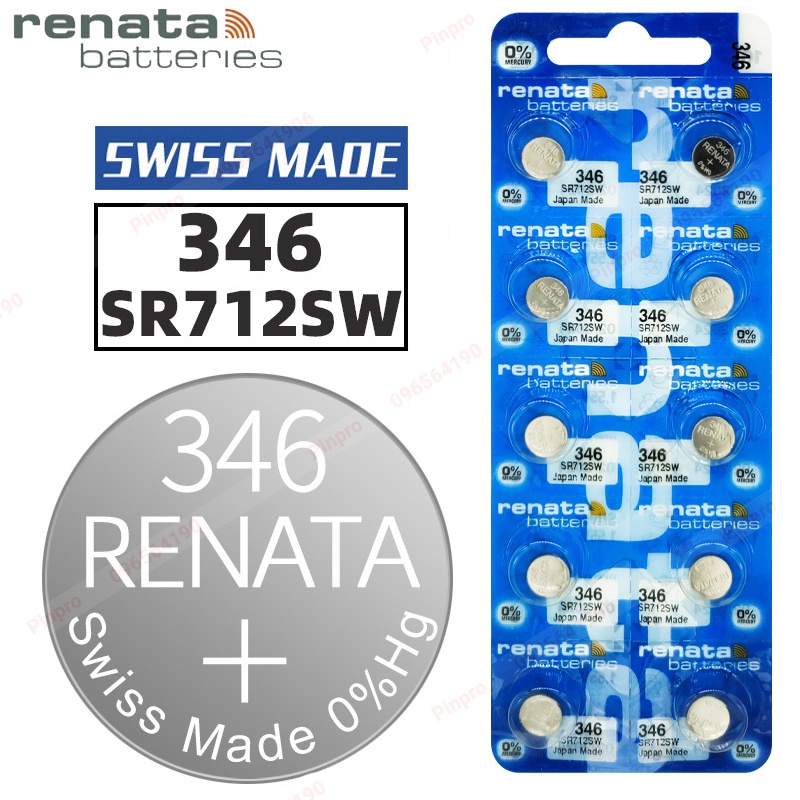 Pin Renata 346 SR712SW pin đồng hồ Thụy Sỹ chính hãng | Shopee Việt Nam