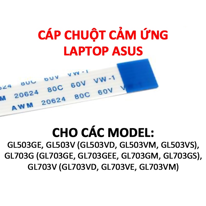 Cáp nối chuột và cáp nối bo đèn LED laptop ASUS ROG GL503G GL503V ...