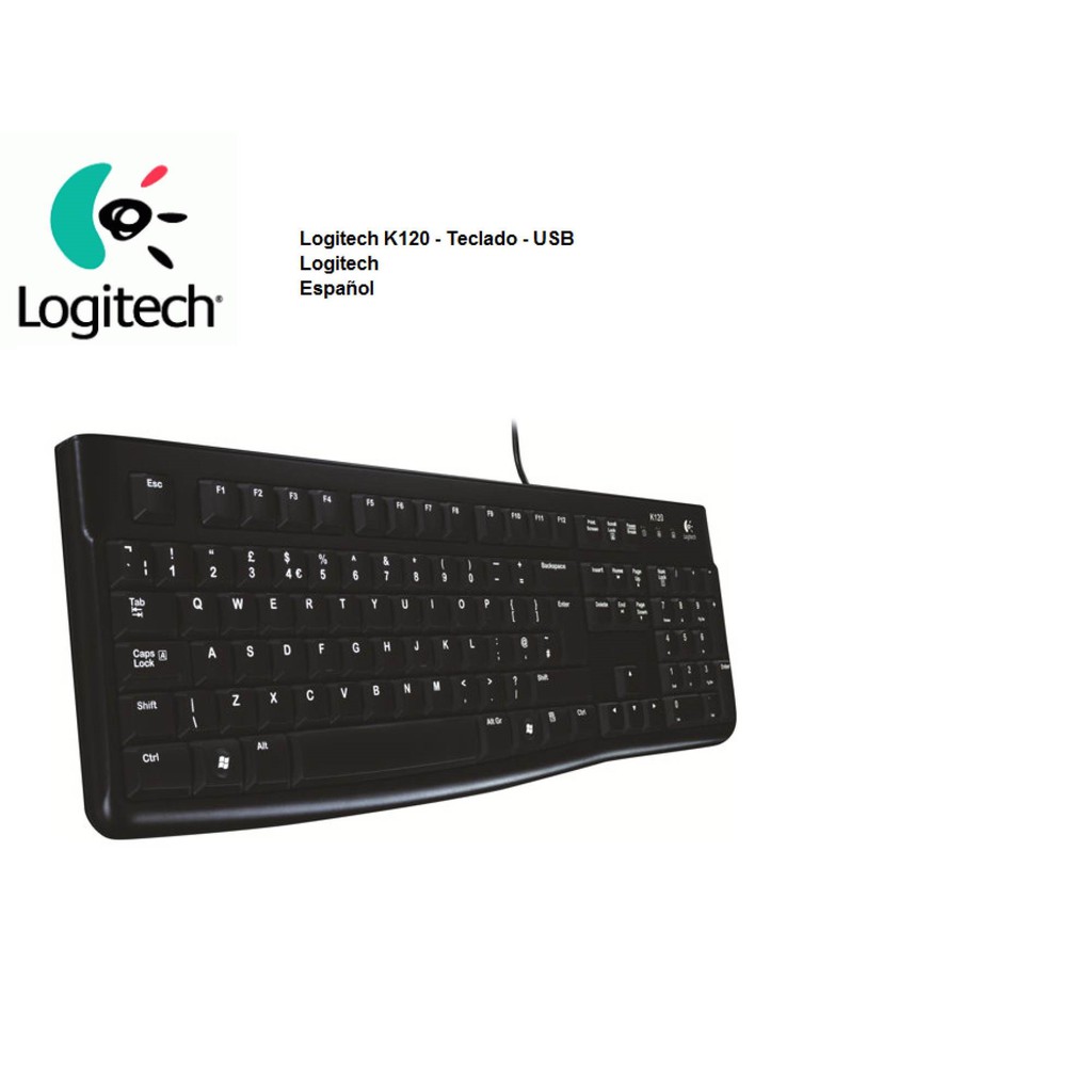 Bàn Phím Có Dây Logitech K120_KEYBOARD K120 - Hàng Chính Hãng | Shopee ...