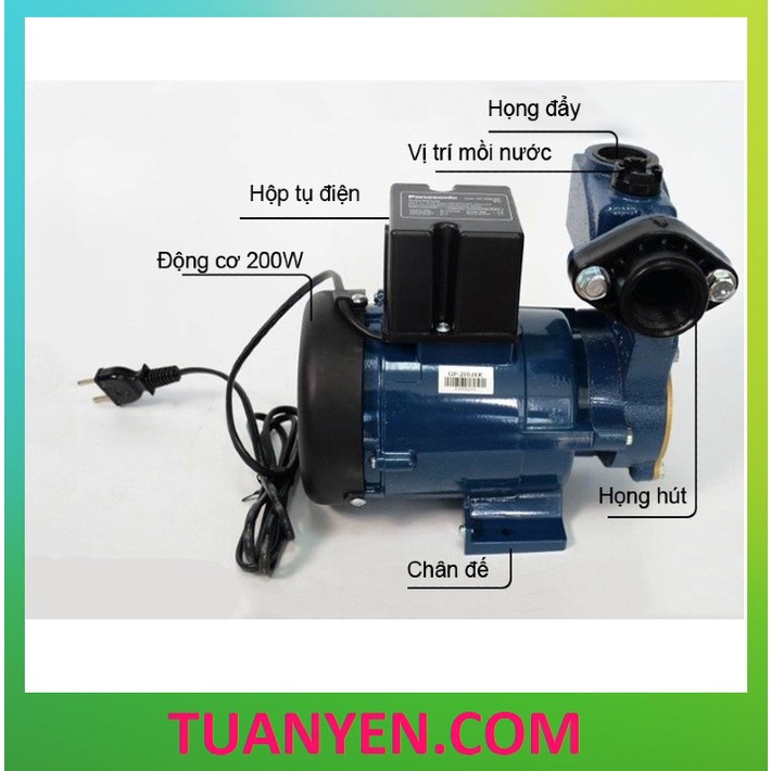 Máy bơm đẩy cao panasonic GP-200 JXK-SV5 Bảo hành 12 tháng, Hàng chính ...