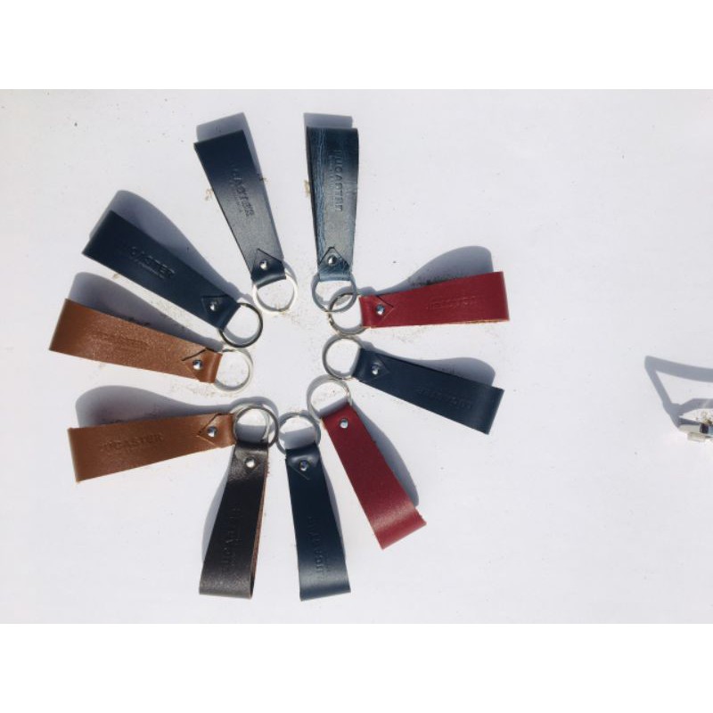 (da thật 100%) móc khóa da thật thời trang Lucaster LRC0001 thời trang ...