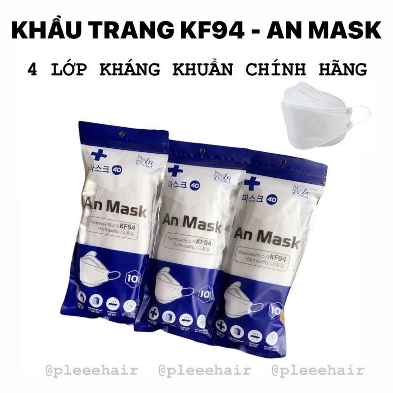 Khẩu Trang Y Tế KF94 An Mask Chính Hãng - Tiêu Chuẩn Hàn Quốc | Shopee ...