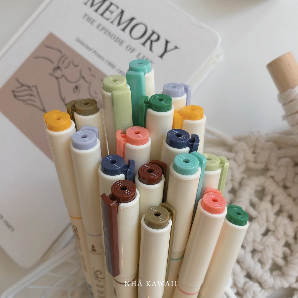 Bút brush calligraphy DS Soft Brush Sign Pen viết thư pháp hiện đại ...
