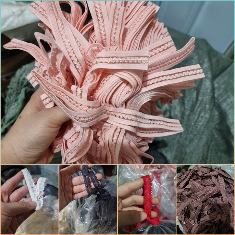 Thun chun may đồ lót -Chun râu, chun viền chíp ( 500g -1 kg ) | Shopee ...