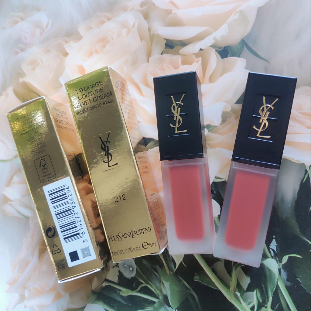 Son YSL Kem Màu 212 Rouge Rebel (New 2020) | Shopee Việt Nam