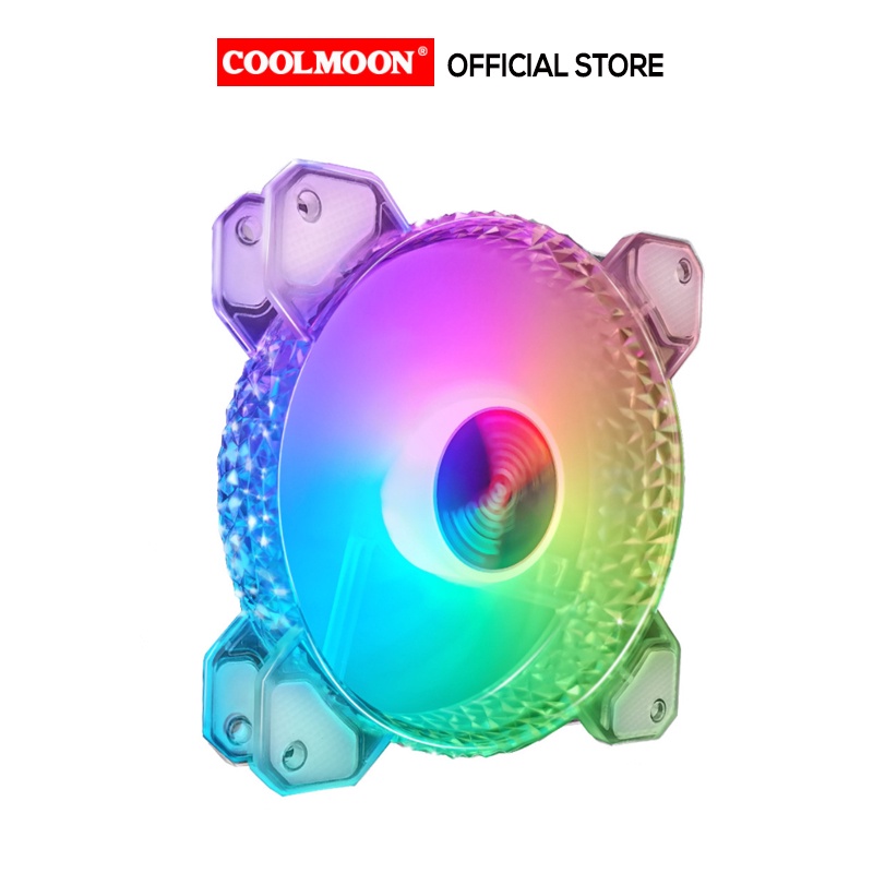 Quạt Tản Nhiệt, Fan Case Led RGB Coolmoon D1 - Đồng Bộ Hub Coolmoon ...