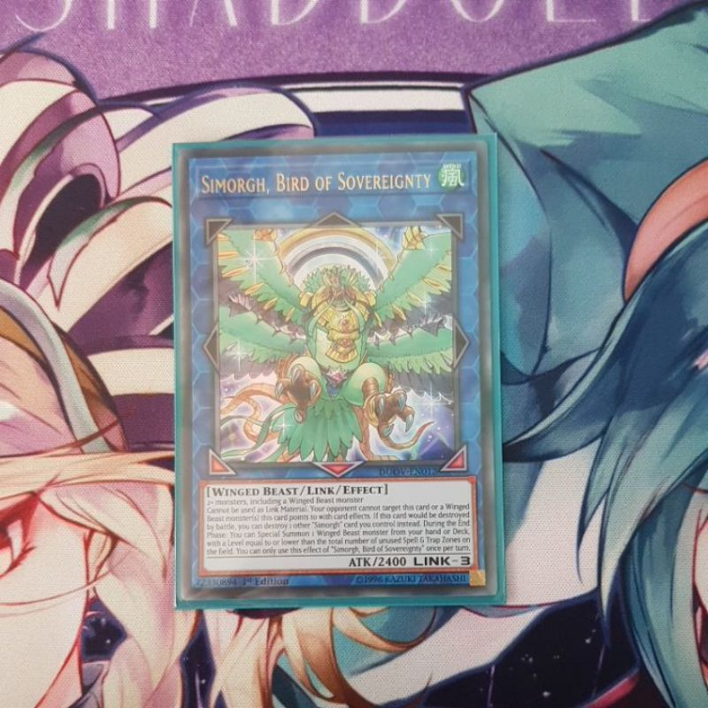 [Thẻ bài Yugioh] Simorgh, Bird of Sovereignty DUOV-EN012 | Shopee Việt Nam