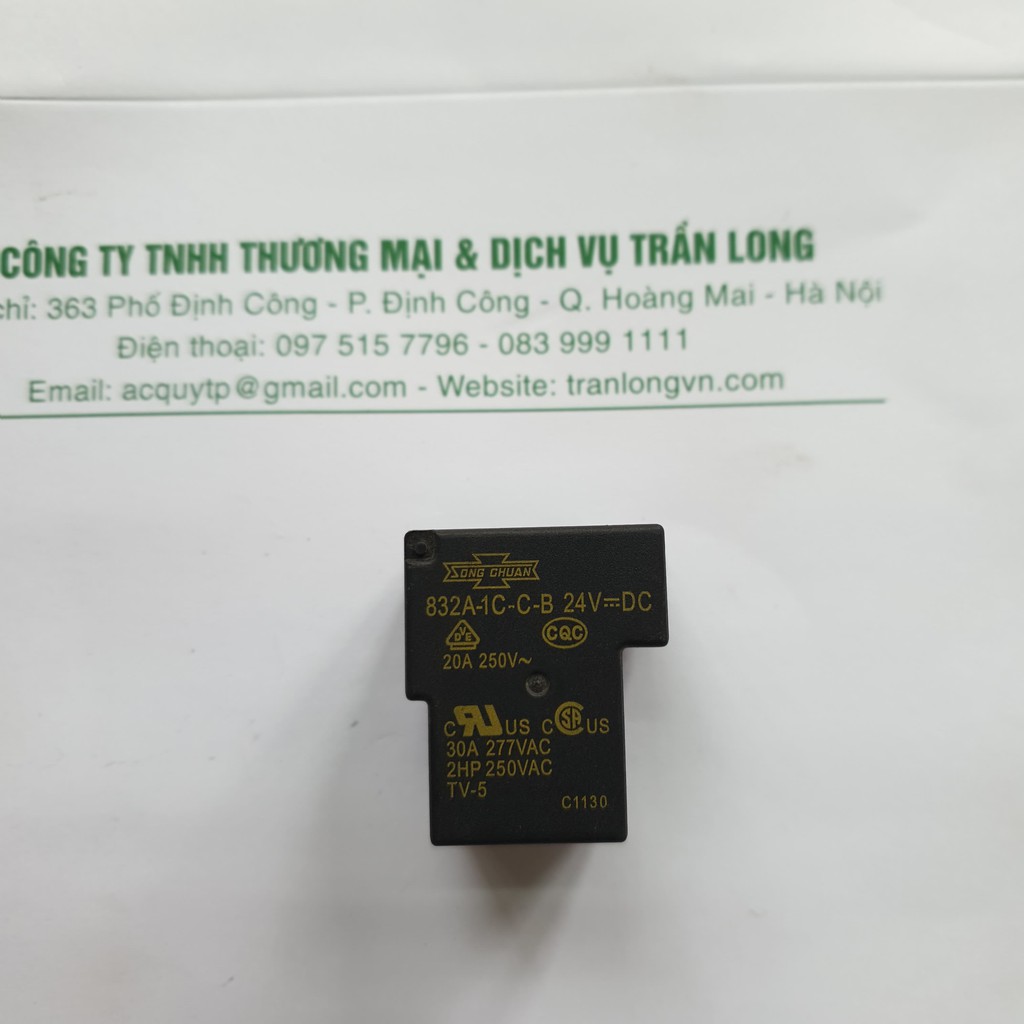 Role 24v 20A 5 chân; Relay 5 chân 24v 20a tháo máy | Shopee Việt Nam