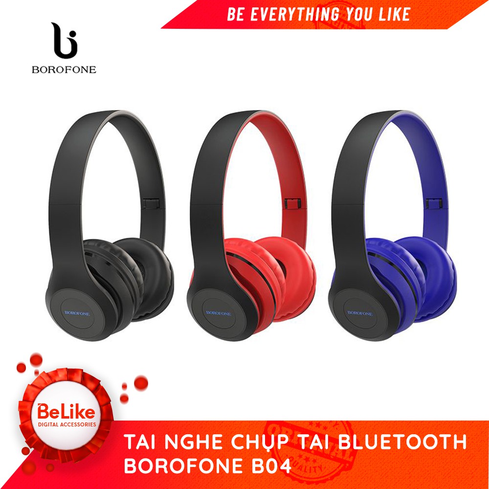 Tai nghe chụp tai Bluetooth ver5.0 Borofone B04 - Hàng Chính Hãng ...