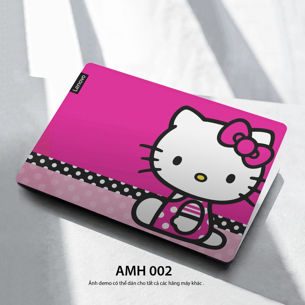 Miếng Dán Skin Laptop Mẫu Hello Kitty AMH002 - Decal Dán có cho Dell, Hp, Asus, Lenovo, Acer ...