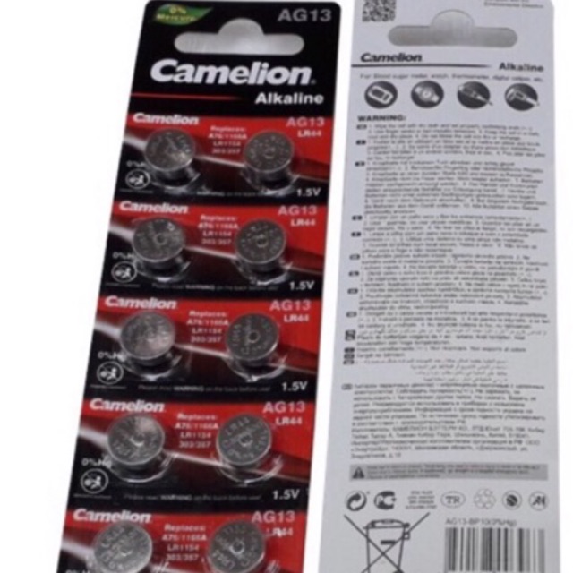 Pin Ag13,lr44,A76 camelion 16.000 / 1 vỉ ( 10 viên) | Shopee Việt Nam