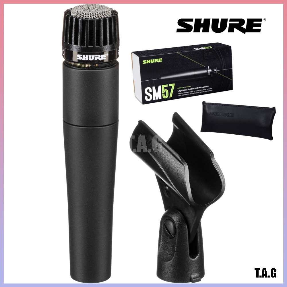 Micro thu âm Shure SM57 LC sử dụng cho Vocal & Nhạc cụ chính hãng USA ...