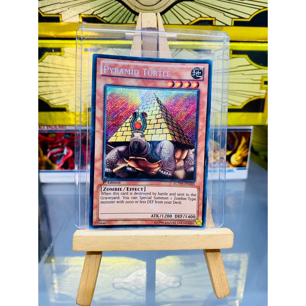 [ Dưa Hấu Yugioh ] Lá bài thẻ bài Pyramid Turtle - Secret Rare - Tặng ...