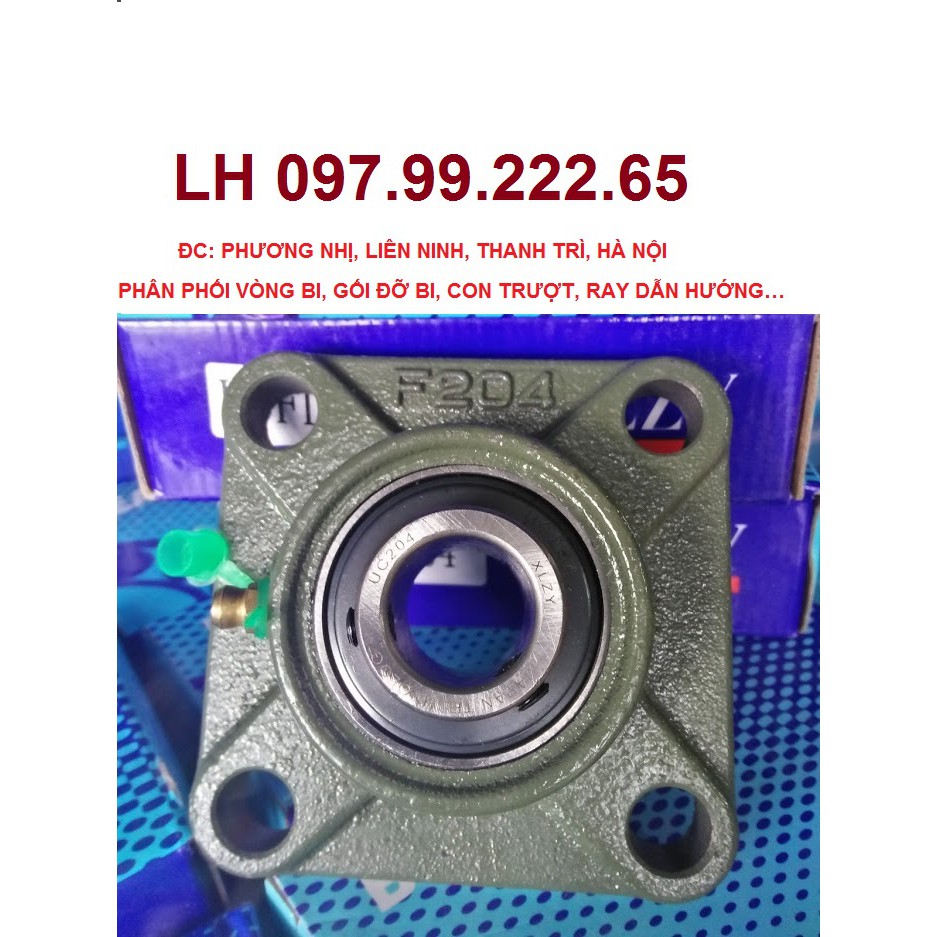 Gối đỡ vòng bi UCF 204 lỗ trục 20mm. Gối vuông 4 lỗ. | Shopee Việt Nam