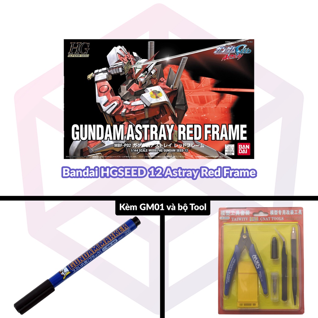 Mô hình Gundam Bandai HG 12 Astray Red Frame 1/144 Gundam SEED [GDB ...