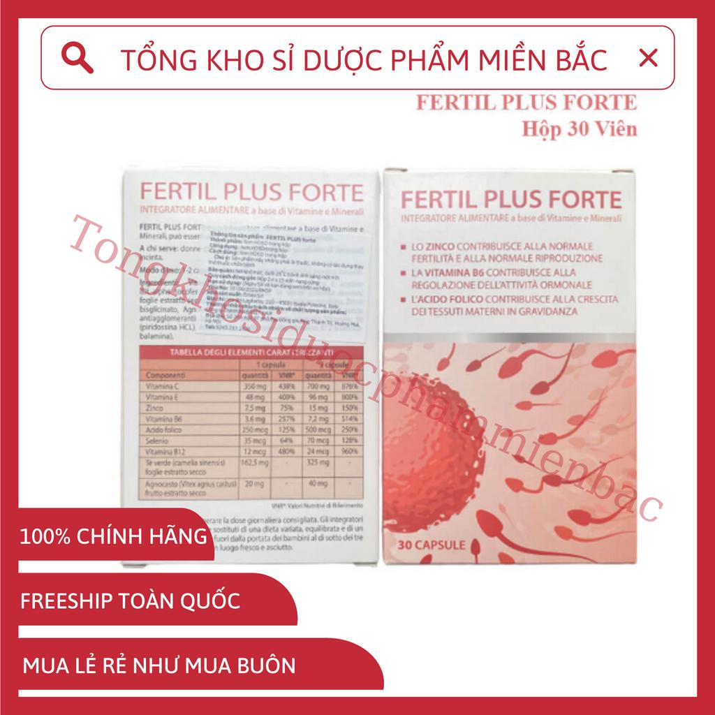 [Chính hãng] FERTIL PLUS FORTE BỔ TRỨNG, TĂNG KHẢ NĂNG THỤ THAI DÀNH ...